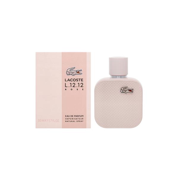 商品説明：アイコニックなラコステのポロシャツからインスパイアされたラコステ L.12.12 ローズ オードパルファムは、フローラルフルーティな香りの中に輝く女性らしさを表現しています。 エネルギッシュなグリーンマンダリンとフレッシュミントの...