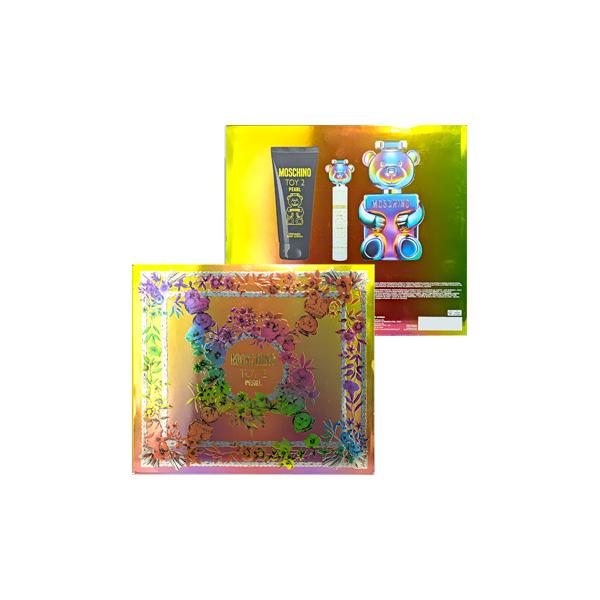 商品説明：【セット内容】 ・トイ2 パール オーデパルファム EDP SP 100ml ・トイ2 パール オーデパルファム EDP SP 10ml ・トイ2 パール ボディローション 100ml  モスキーノのクリエイティブディレクターを務...