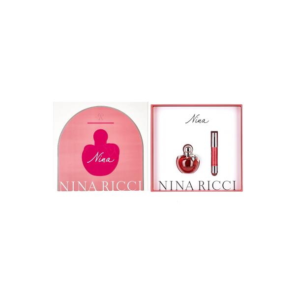 商品説明：大人気のニナ オーデトワレ 50mlにリップスティックが付いたお得な限定コフレセット。 ギフトにも最適です。  【セット内容】 ・ニナ オーデトワレ EDT SP 50ml ・ジャンボ リップスティック 2.5g アイコニック ピ...