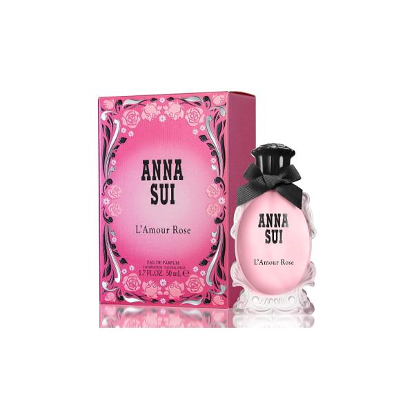 商品説明：アナスイ「ラムール ローズ」からオードパルファムが数量限定で新登場。 上品でスタイリッシュでロマンティックな香り。 マンダリン、ピスタチオ、ネロリマカロンの華やかな輝きのある香りのトップノートから、パリの桜とミモザの美しく女性らし...