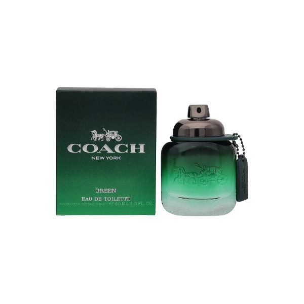 商品説明：鮮やかなオアシスのグリーン着想のメンズフレグランス「コーチ マン グリーン オードトワレ」。 みずみずしいキウイとベルガモットが織りなす爽やかなトップノートから始まり、ローズマリーとゼラニウムのハーブの香りがアロマティックな刺激を...