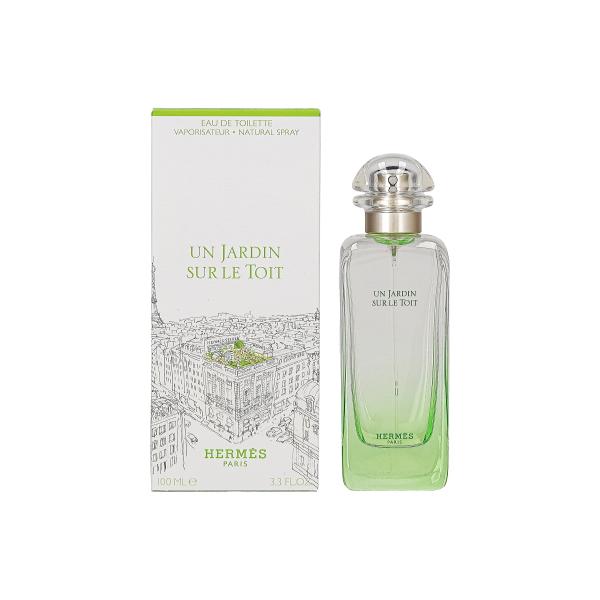 商品説明：大人気、エルメスの庭シリーズ4作目 「祝いの庭。光が降り注ぎ、思い通りにできる庭」ジャン＝クロード・エレナ。 刺激的でいきいきとした新作 《屋根の上の庭》 この香水が物語るのは、パリの街の中心、フォーブール サントノレ24番地に建...