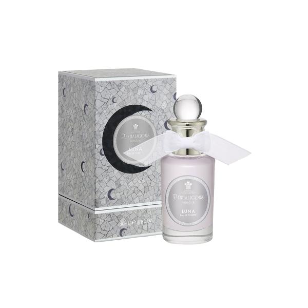 商品説明：永遠の愛を奏でる、月の女神のフレグランス。  ペンハリガンのルナオードトワレは、ギリシャ神話の月の女神にインスパイアされたロマンティックなフレグランス。人々の夢を照らす三日月の光を表現し、月にまつわる伝説の愛の物語を祝福します。 ...
