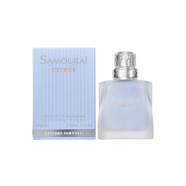 商品説明：身にまとう爽快感！爽やかでキリっとした柑橘の香りが、湧き上がる活力を与える「サムライ シトラス」登場。  弾けるようなエネルギーと光輝く強い意志は“自分らしさ”を表わします。軽やかさの中にも、個性ある存在感を主張し、透き通るような...