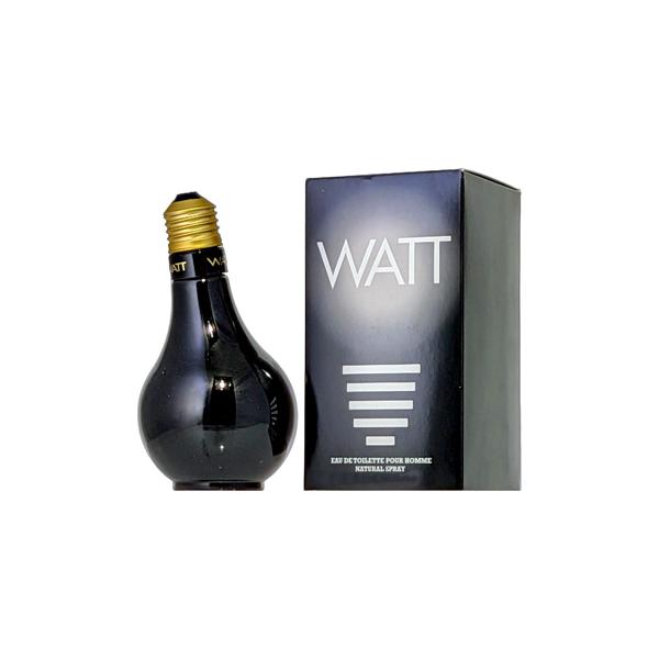 商品説明：電球型ボトルの「WATT」パフューム。  メーカー： ワット 広告文責： 株式会社香水カンパニー　TEL : 0761-46-5250 区　分： 海外製・化粧品（フレグランス） 原産国： フランス ・並行輸入品です。品質保証やアフ...