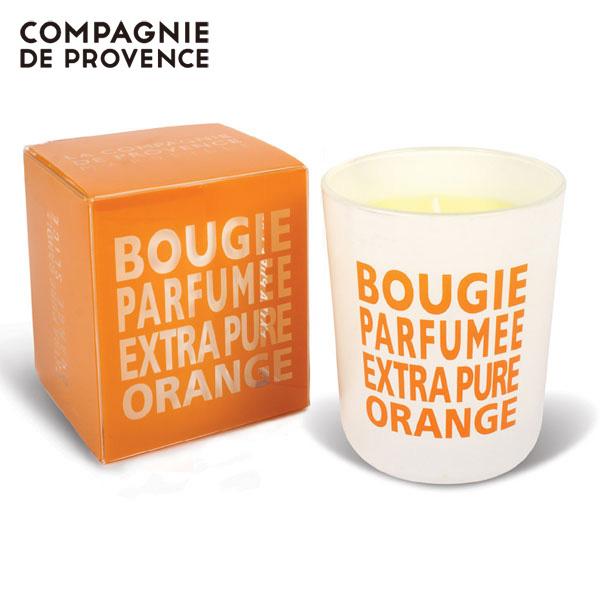 ◆ブランド：COMPAGNIE DE PROVENCE(カンパニードプロバンス)◆商品名：エクストラピュア グラスキャンドル オレンジ◆容量：140g◆サイズ：W70mm×D70mm×H87mm◆商品説明：エクストラピュア…色とりどりの新鮮...