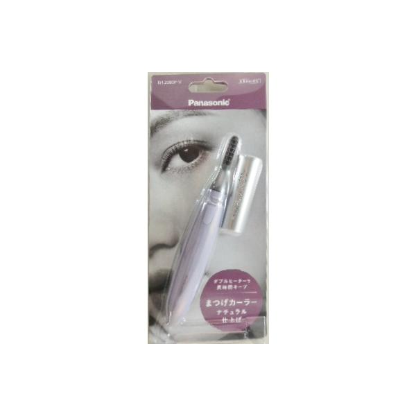 パナソニック　製品番　ＥＨ２３８０Ｐ−Ｖアミューレ　まつげカーラー　バイオレット３ステップコーム１）温めたアイロン部にまつ毛をのせ　まぶたと平行にして３秒間キープ２）そのままアイロン部を　ゆっくり毛先まで動かす３）最後に　マツ毛を軽く押すよ...