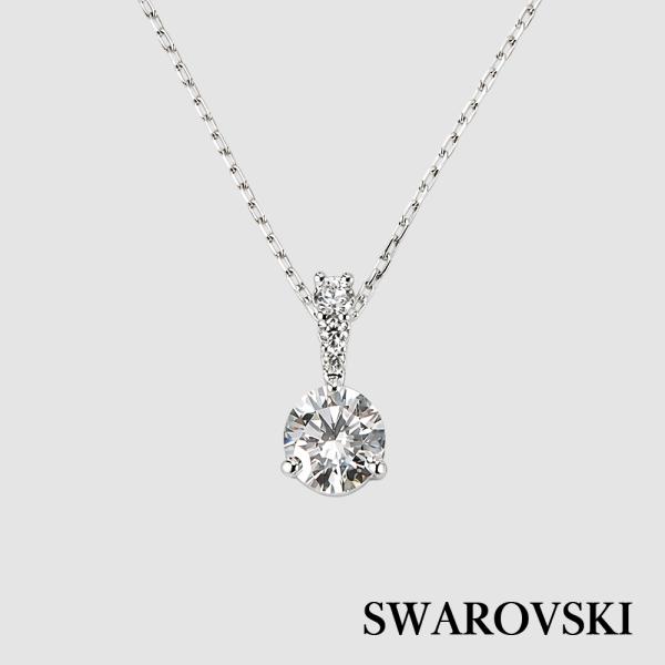 ブランド：SWAROVSKI（スワロフスキー）モデル番号：5472635コレクション／シリーズ：Stilla / Solitaire 系タイプ：ネックレス / ペンダントカラー：ホワイト × シルバー素材：クリスタル（スワロフスキークリスタ...