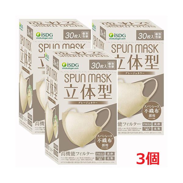 ウイルス飛沫、花粉等のカットだけでなく、ファッション性を兼ね備えたカラーの立体型不織布マスクです。