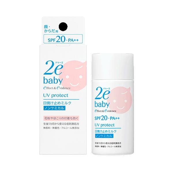 赤ちゃんの肌を紫外線や乾燥、花粉やチリ、ほこりの影響から守る日焼け止め