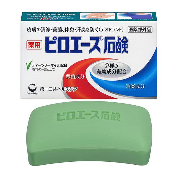 1．殺菌成分と消炎成分、2種の有効成分を配合。皮膚の殺菌・消毒、体臭・汗臭を防ぎます。2．殺菌成分が雑菌を殺菌、すっきり洗浄します。3．ティーツリーオイルを香料の一部に配合しました。