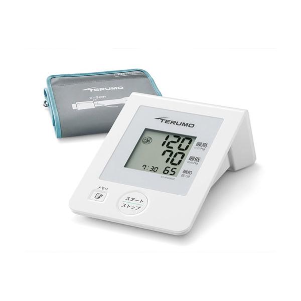 「毎日測る」を考えた血圧計。しっかり測れる、サポート機能。正常に測定できたことをお知らせ。腕帯の巻き状態をお知らせ。やさしく、静かに加圧。