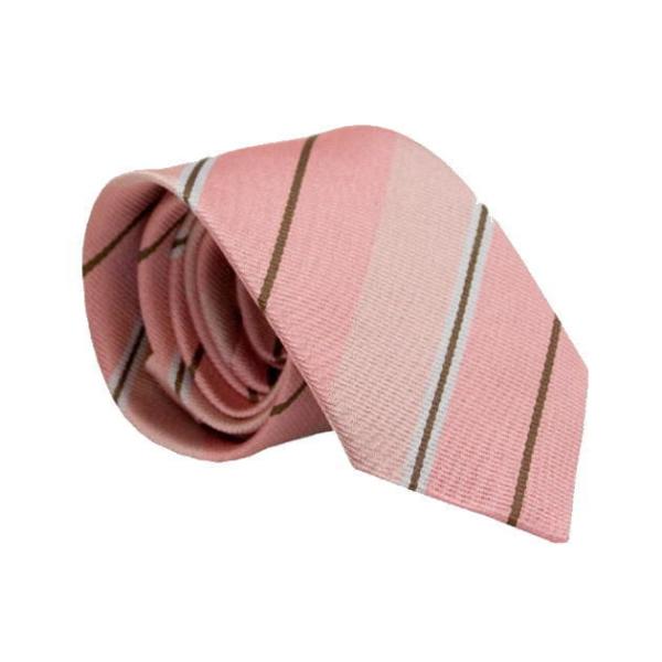 ●ブランド：Candy Sugar キャンディーシュガー ●シンプルなストライプでルーズに締めても可愛くきまる♪●剣先7cm幅●カラー：ピンク×ベージュ・白ストライプ●素材：ポリエステル100％ ●注意※1.実寸表記ですが若干誤差が生じる場...