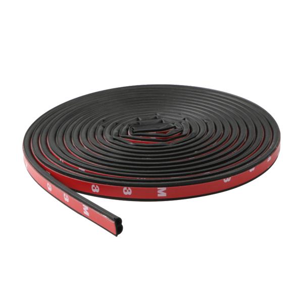 サイズ(約)：1.2×0.6cm全長(約)5m素材：ゴム生産国：中国【注意事項】※ゴム製の為、長さは若干の誤差がある場合があります。※脱脂を行わず取り付けた場合、剥がれやすくなる場合がございます。※運転の妨げにならないよう取り付けてください...