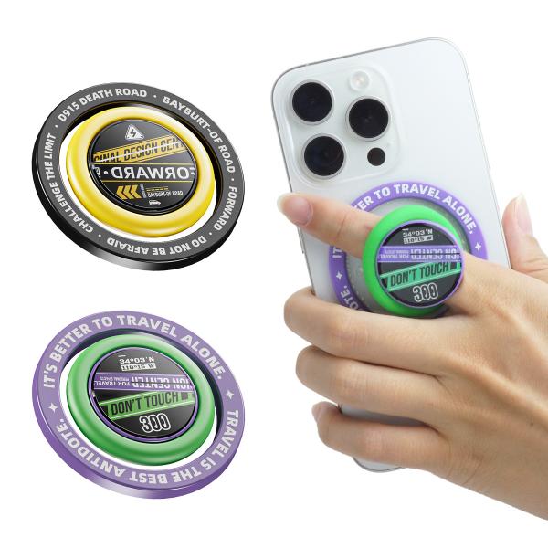 お洒落なデザインで長時間使用しても指が痛くなりにくい仕様の Magsafe対応スマホリング。  商品サイズ：直径約5.5cm 重量：約22g 商品仕様：マグネット式吸着 対応機種：MagSafe対応機種 製造国：中国 個数：1個  ※ご使用...