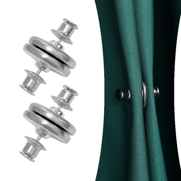 カーテンの隙間を防止するカーテンマグネット。窓を開けて換気する際にレースカーテンやカーテンが風でめくれる・・・カーテンに隙間ができて外に光が漏れる・・・カーテンの隙間から家の中が見えてしまう・・・そんな方におすすめ！！マグネットでピタッとく...