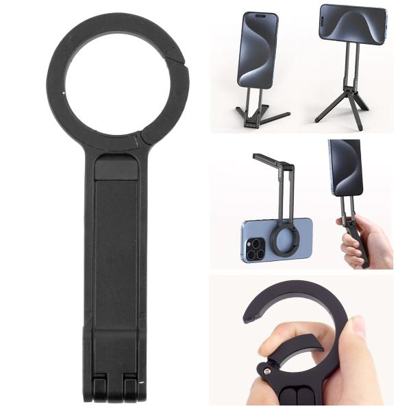 サイズ：約15.6cm×約2.6cm厚さ：約0.8cm重量：約96g商品仕様：マグネット式吸着製造国：中国※金属リングに保護フィルムが付属している場合があります。　ご使用の際は保護フィルムを剥がしてからお使いください。※ケースでご利用の際は...