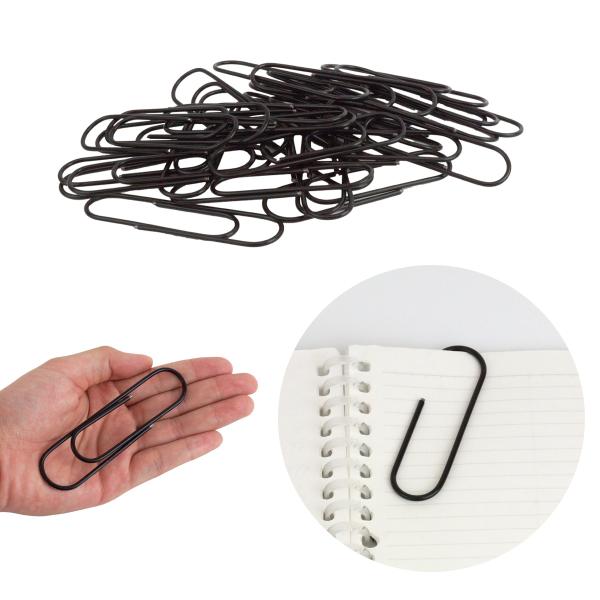 特大ゼムクリップ通常のゼムクリップの約5倍の大きさで存在感抜群！厚みのある資料もしっかりまとめることができる大きめサイズで付箋代わりに使用することも可能♪目立ちやすいため、重要な書類や資料を一目で見つけられます。錆びにくく高い耐久性プラスチ...
