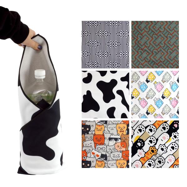 布の表と裏がピタッとくっついて小物をしっかりと包みます。お弁当箱やメイク道具、折りたたみ傘などを包んだりと収納アイデアは無限大！サイズ：約50cm×約50cm厚さ：約2mm材質：ポリエステル製造国：中国※表面同士と裏面同士はくっつきません。...