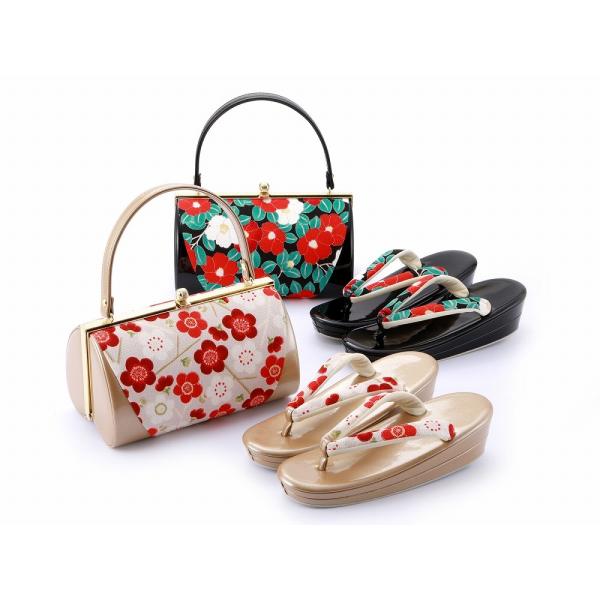 新品　箱入り振袖用の草履バッグセットです※Ｓ・ＬＬは税別1000円プラスですご注文確定後、追加料金加算させて頂きます。