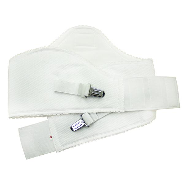 新品　マジックテープ付ゴム紐着付けには補正が重要です仕上がりが一段ときれいに着ていただけます。肌じゅばんと長じゅばんの着くずれを防ぎます鎖骨部分にあてる、えり下マット・留め金クリップ付