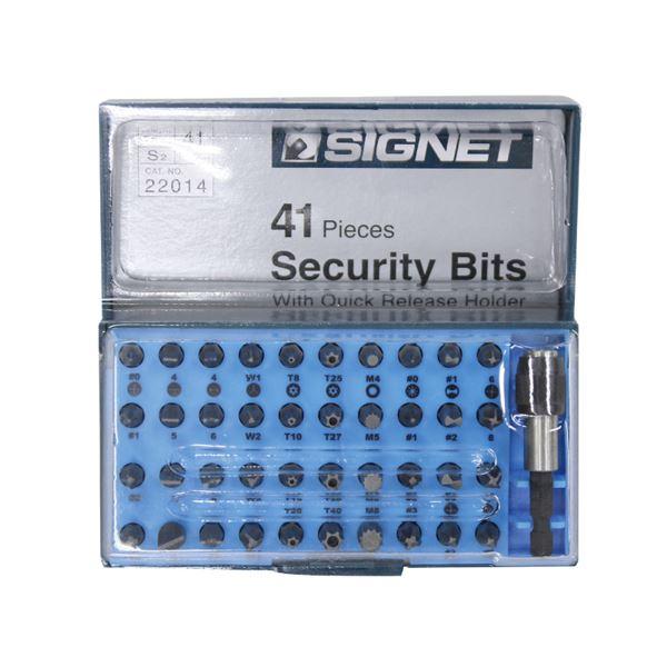 【商品名】 SIGNET シグネット 22014 41PCS クイックリリース ビットセット 工具 ツール DIY 作業工具 道具 【ジャンル・特徴】 signet しぐねっと びっとせっと 工具 ツール DIY 作業工具 道具 作業 作業...