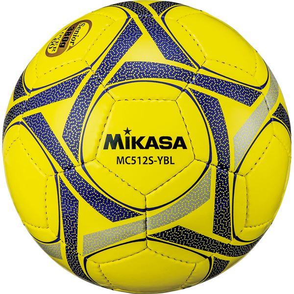 【商品名】 MIKASA（ミカサ）サッカーボール軽量5号球 シニア（60歳以上）用 イエローブルー【MC512SYBL】
