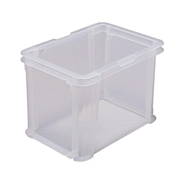 【商品名】 （まとめ）アイリスオーヤマ ラックコンテナ 外寸W378×D270×H278mm クリア FRC-17 1個 【×3セット】 【ジャンル・特徴】 プラスチック製の丈夫な書類保存箱。 [ FRC-17 ]