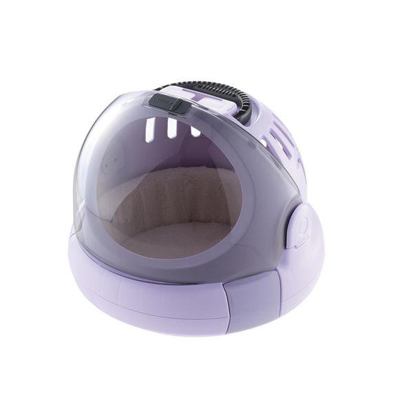 【商品名】 リッチェル コロル おでかけネコベッド S パープル ペット住関連用品 【ジャンル・特徴】 普段使いのベッドがそのまま外に持ち出せるキャリーに。