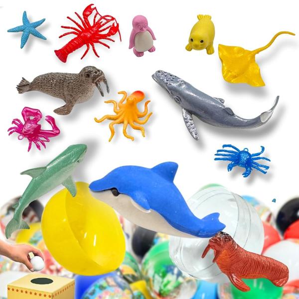「商品情報」子ども たちが 夢中 になる、 海 の仲間たちが 大 集合 ！「 ミニミニ 海の生きもの あつめるんです 」は、60個入り の ミニ サイズ で 可愛い 海洋生物 フィギュア 詰め合わせ セット です。 ペンギン 、 クジラ 、...