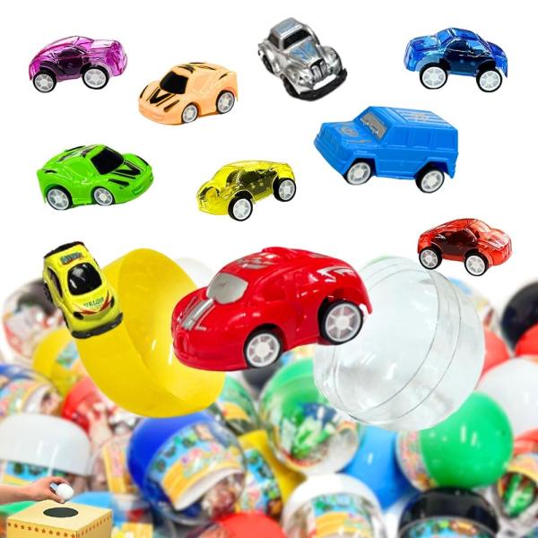 「商品情報」子ども も 大人 もワクワク♪全60個入りのミニカーセット！「 ミニカー ガチャガチャ 60個 BOX セット 」です！カラフルでポップなデザインの 可愛い 小さな ミニカーが勢ぞろい。ついつい集めたくなる魅力満載のラインナップ...