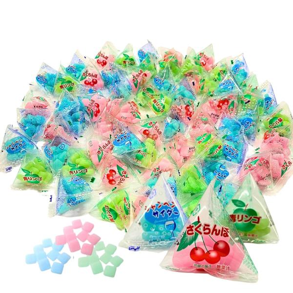 「商品情報」ロングヒット 駄菓子 の大袋 ♪「 共親製菓 テトラ もちあめ ミックス 500g 」です。大人気の餅飴がかわいいテトラ型の 小袋 に入ってます。フレーバーはサクランボ・サイダー・青りんごの3種類♪「主な仕様」?ロングヒット駄菓...