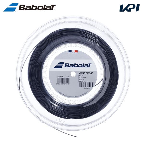 バボラ Babolat テニスガット・ストリング  RPM TEAM RPMチーム 200mロール 243108