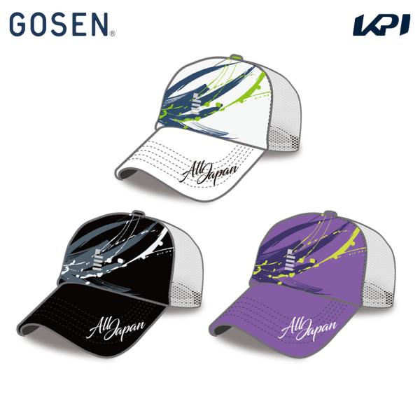 ゴーセン GOSEN テニスウェア ユニセックス 2025春企画 ALLJAPAN キャップ A C25A01 2025SS