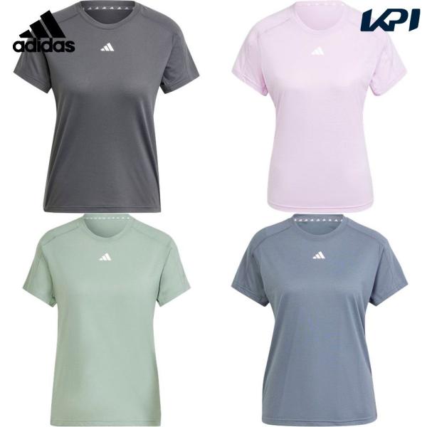 アディダス adidas マルチSPウェア レディース   AEROREADY トレイン エッセンシャルズ ミニマル ロゴ クルーネック半袖Tシャツ NEN26--
