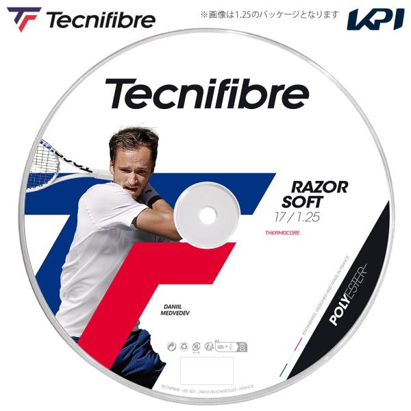 テクニファイバー Tecnifibre テニスガット・ストリング  RAZOR SOFT 120 レーザーソフト 120 カーボン 200mロール 04RRAS120N   爆買