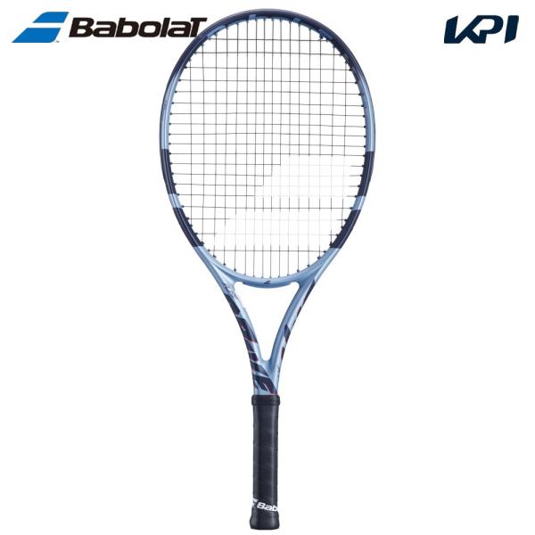 「ガット張り上げ済み」バボラ Babolat ジュニアテニスラケット    PURE DRIVE JR 26 ピュア ドライブ JR 26 メタリックブルー 2025 140530