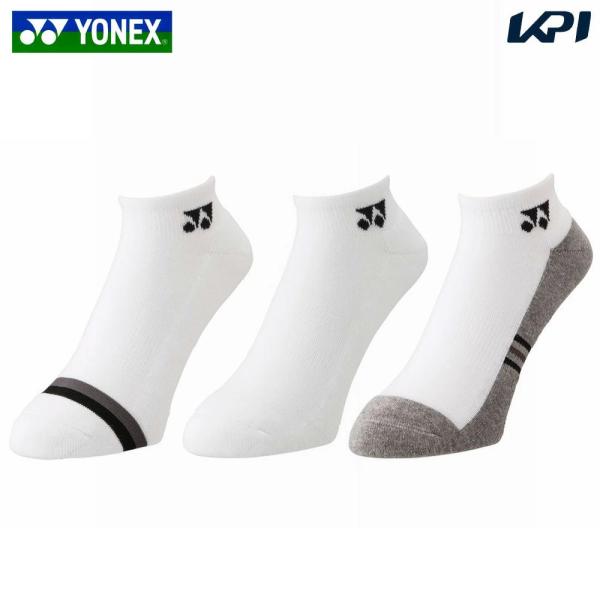 『即日出荷』「3足セット」 ヨネックス YONEX テニスウェア・アクセサリー メンズ   メンズスニーカーインソックス 3P 2025SS 受注会限定モデル 19235Y