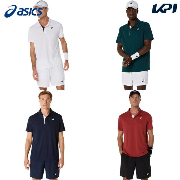 アシックス asics テニス ウェア テニスウェア   COURT POLO 2025SS 2025新製品