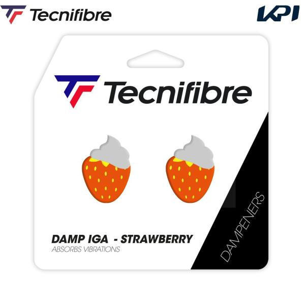 テクニファイバー Tecnifibre テニス振動止め    DAMP IG STRAWBERRY ダンプ ストロベリー 2個入り 53FRAIIGDA
