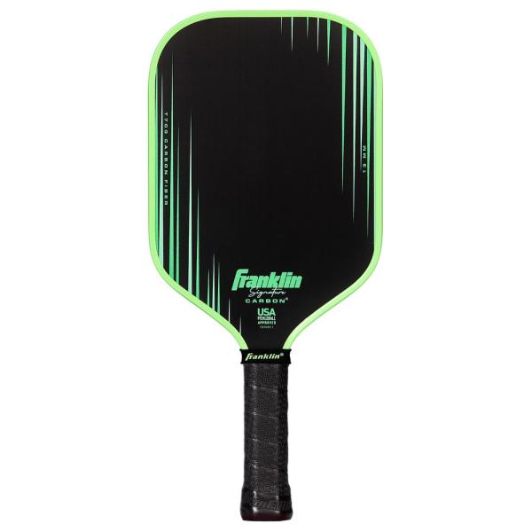 フランクリン Franklin ピックルボールパドル Signature Carbon Elongated シグネチャー カーボン エロンゲイティッド 13MM Green 59325C1『即日出荷』