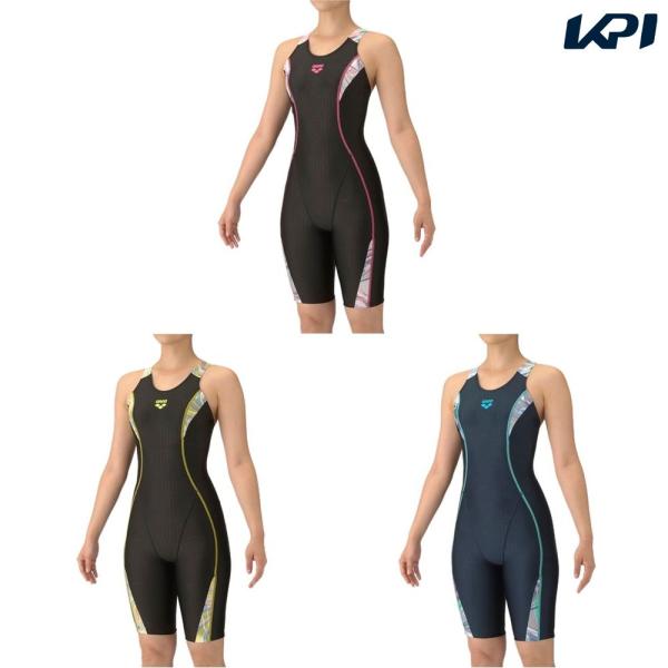 アリーナ ARENA 水泳 水着 水泳水着   フィットネスワンピーススパッツ（オープンバック・ハーフレッグ・ぴったりパッド） 2025新製品 爆買