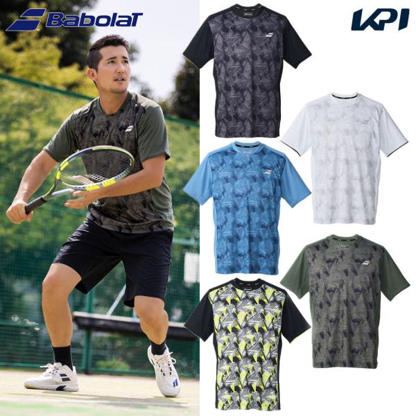 バボラ Babolat テニスウェア ユニセックス CLUB SHORT SLEEVE SHIRT  ショートスリーブシャツ ゲームシャツ BUG6311C 2026SS