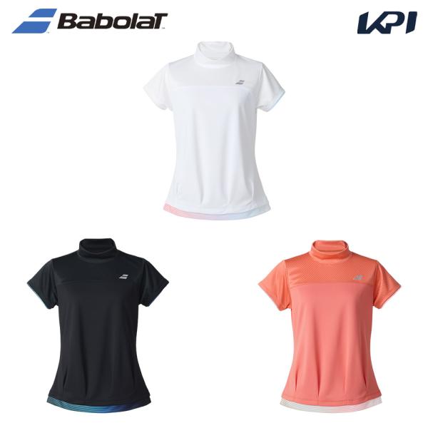 バボラ Babolat テニスウェア レディース   PURE SHORT SLEEVE SHIRT 半袖シャツ ショートスリーブシャツ BWG5378 2025FW