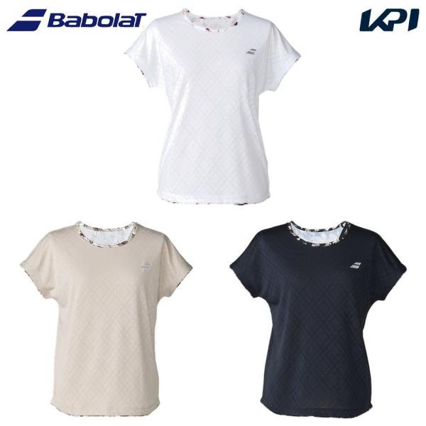 バボラ Babolat テニスウェア レディース PLAY SHORT SLEEVE SHIRT LOOSE FIT  ショートスリーブシャツ ルーズフィット ゲームシャツ BWG6324 2026SS