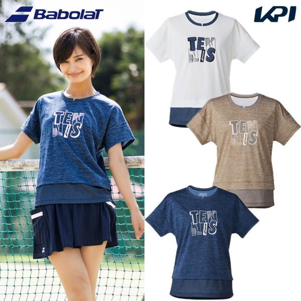 バボラ Babolat テニスウェア レディース PLAY SHORT SLEEVE SHIRT LOOSE FIT  ショートスリーブシャツ ルーズフィット BWP6527 2026SS