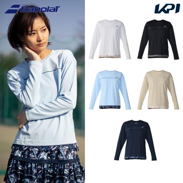 バボラ Babolat テニスウェア レディース   CLUB LONG SLEEVE SHIRT ロングスリーブシャツ BWP6580C 2026FW