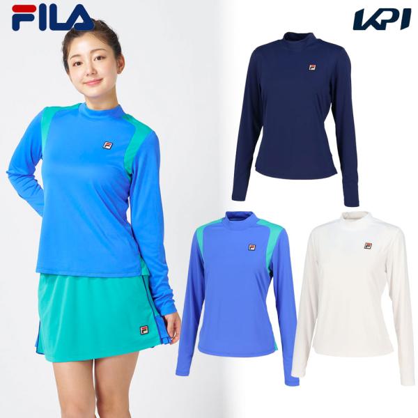 フィラ FILA テニスウェア レディース   ロングスリーブシャツ CZ6FGW013 2026FW 8月上旬発売予定※予約