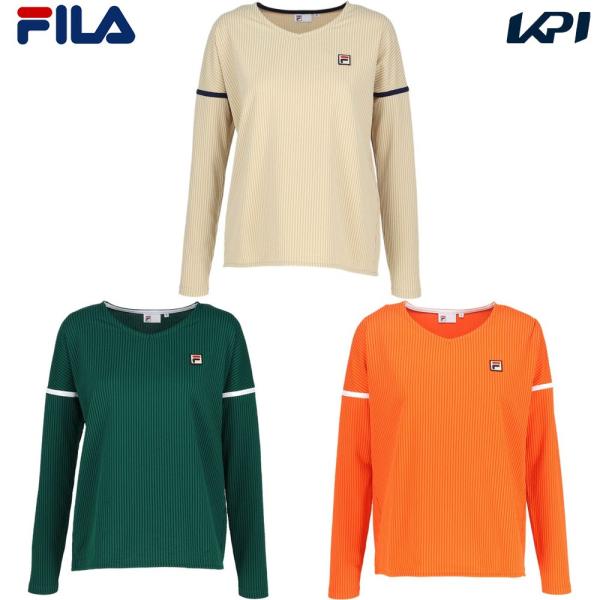 フィラ FILA テニスウェア レディース   ロングスリーブシャツ CZ6SGW003 2026SS 2月上旬発売予定※予約