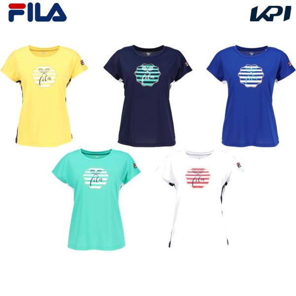 フィラ FILA テニスウェア レディース   グラフィックTシャツ CZ6SGW042 2026SS